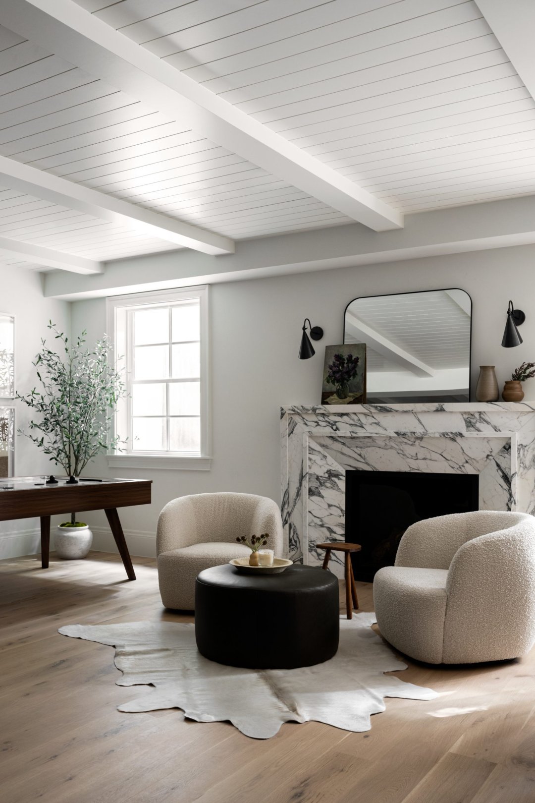 The McGee Home Basement: The Kitchenette & Fireplace Area - Studio McGee