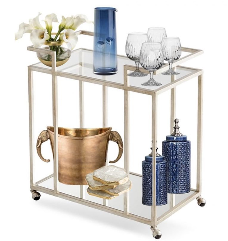 3 Luxury Bar Cart Looks That Always Impress for any Occasion | Kathy ...