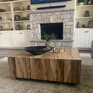 Terri Square Cube Coffee Table 40 Pottery Barn