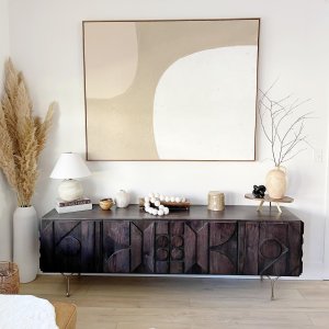 West elm pictograph media console store