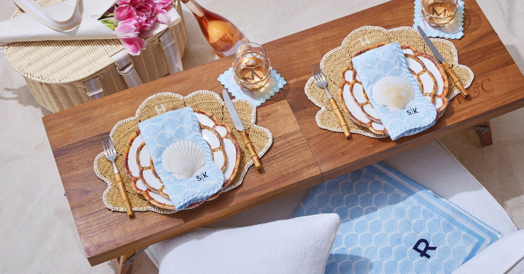 Shell Block Print Collection | Mark and Graham