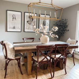 Emmerson Solid Reclaimed Wood Rectangle Dining Table 67