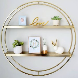 circle shelf wall