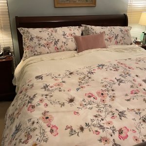 Monique Lhuillier Tuileries Percale Duvet Cover Pottery Barn