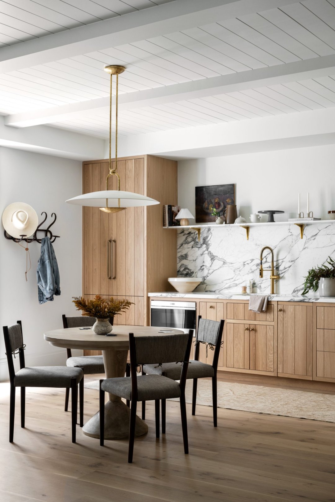 The McGee Home Basement: The Kitchenette & Fireplace Area - Studio McGee