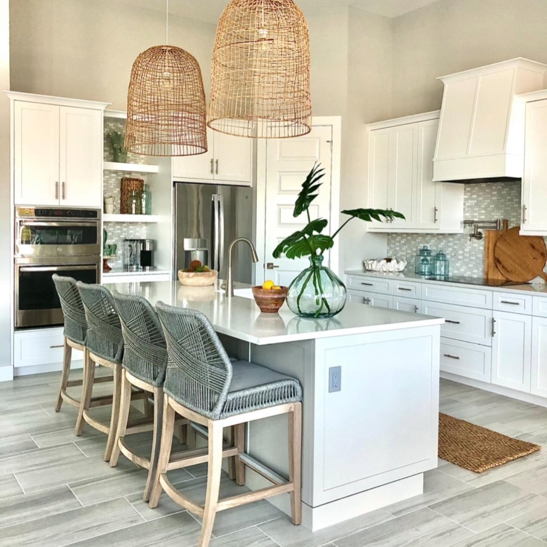 Kitchen Design 101: Counter vs. Bar | Kathy Kuo Home | Kathy Kuo Blog ...