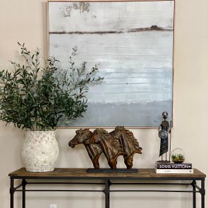 Parquet Reclaimed Wood Console Table 71 Pottery Barn