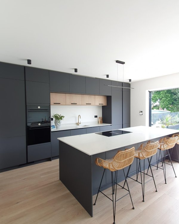 Greenwich Charcoal Kitchen | Fitted Kitchens | Howdens