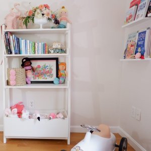 Angled bookcase pottery barn store