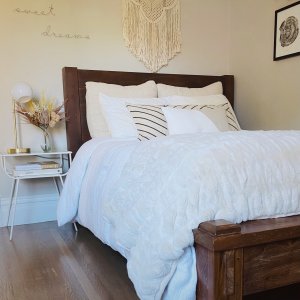 Menlo reclaimed teak platform bed store
