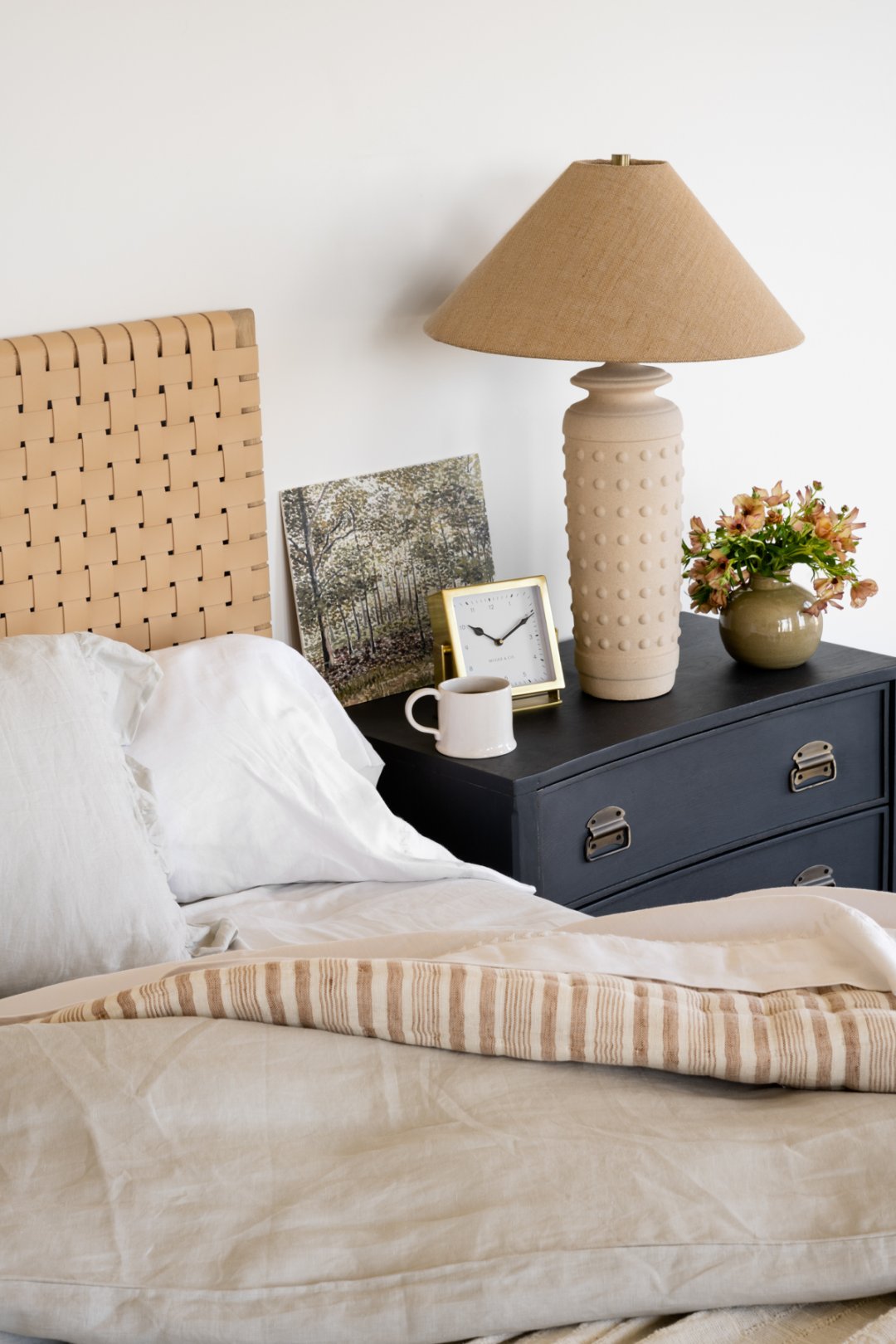 How to Style an Elevated Nightstand - Studio McGee