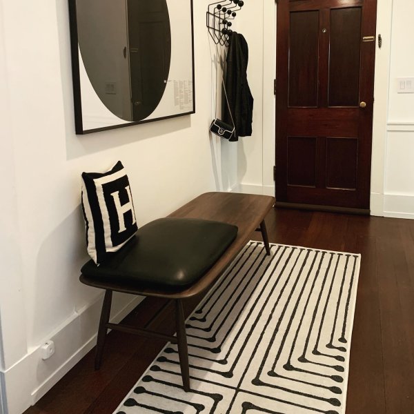 Jonathan Adler Inkdrop Black & Ivory Rug